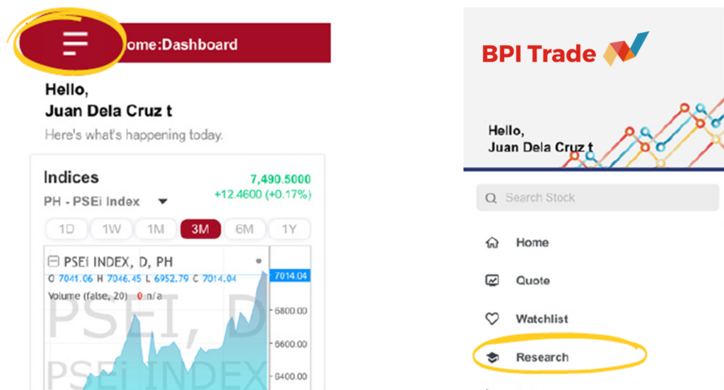 How do I access BPI Trade’s Research Reports on the New BPI Trade App ...