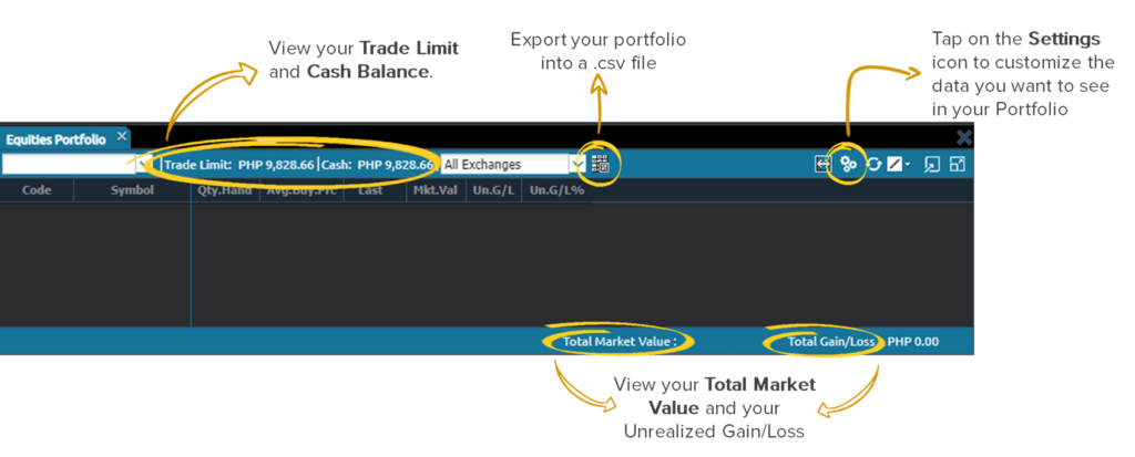 How do I view my stock position on the New BPI Trade Online Platform ...