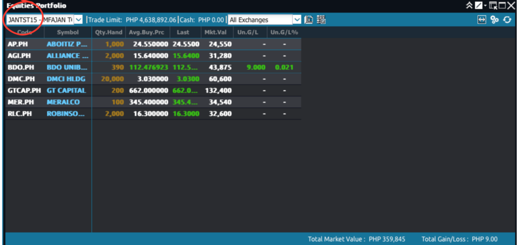 Where can I find my Account Code? – BPI Trade