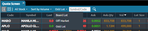 How do I place an Odd Lot order on the New BPI Trade Online Platform ...